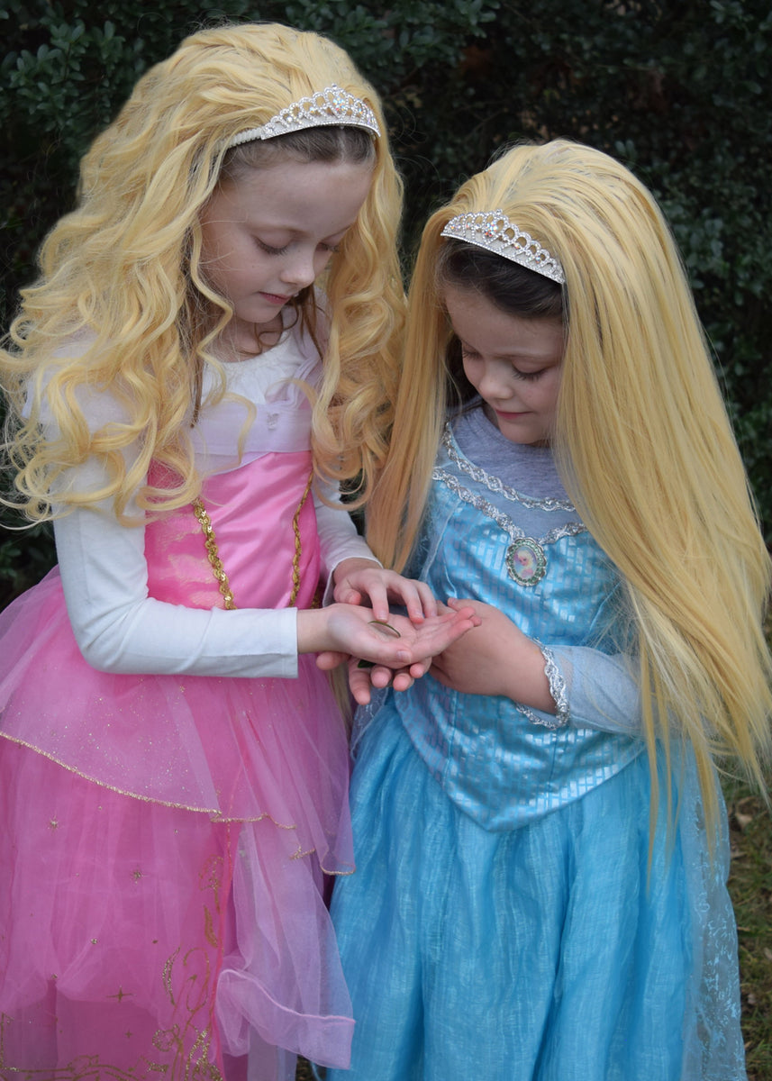 Princess Accessories for Little Girls: Princess Hair Extension & Tiara ...